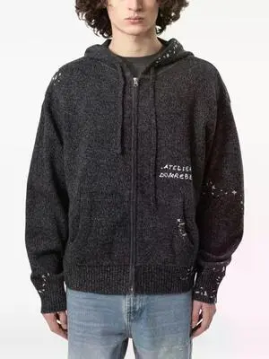 DOMREBEL Renegade Zip-up Hoodie - Grey