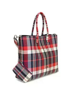 Essentiel Antwerp Konstantin Check-pattern Tote Bag