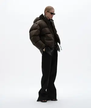 Bottega Veneta Cotton And Nylon Twill Puffer Jacket