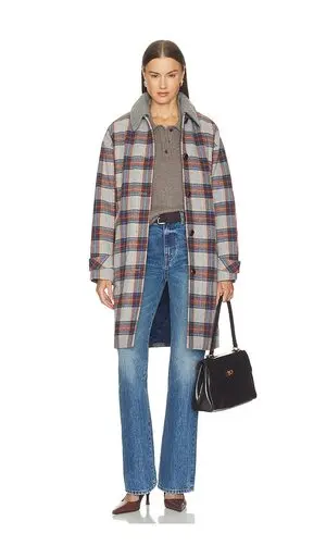 Veronica Beard Laurent Dickey Coat With Collar In . Also - Multi