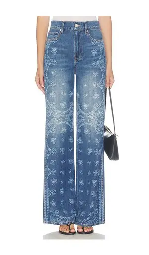 Veronica Beard Taylor High Rise Wide Leg Jeans In . Also - Denim-medium