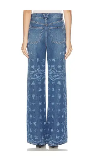 Veronica Beard Taylor High Rise Wide Leg Jeans In . Also - Denim-medium