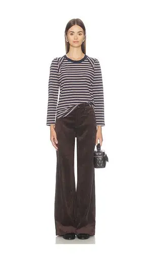 Veronica Beard Mason Baseball Tee In . Also