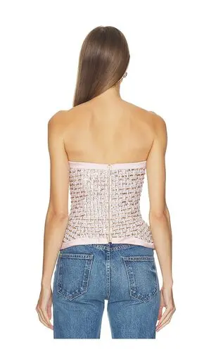 NADINE MERABI Maya Pink Top In . Also