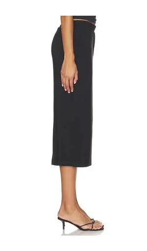 Norma Kamali Flat Front Straight Skirt In . Also