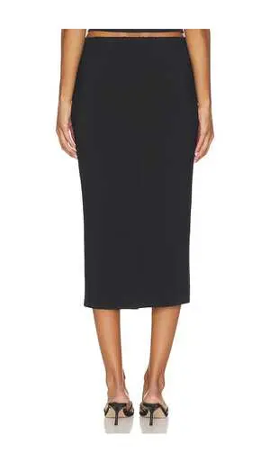 Norma Kamali Flat Front Straight Skirt In . Also