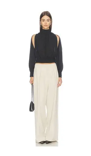 MORE TO COME Merilee Open Back Top In . Also - Black