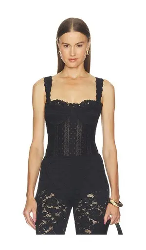 Charo Ruiz Ibiza Isis Bodysuit In . Also - Black