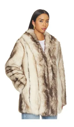 ET OCHS Cooper Pelted Coat In . Also
