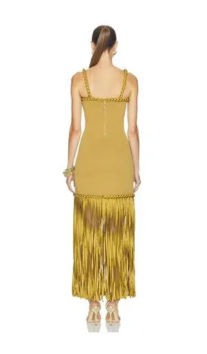 Aje Ribiona Knit Midi Dress In . Also