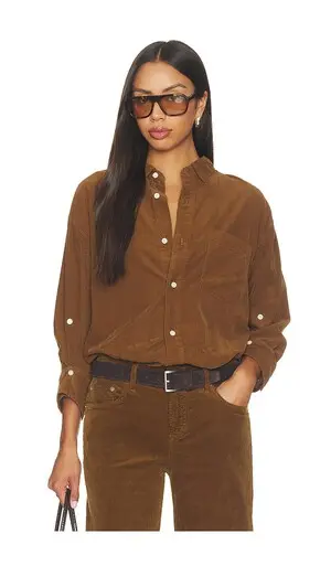 Citizens Of Humanity Kayla Corduroy Shirt In . Also - Brown