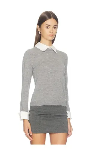 Alice + Olivia Poral Collared Sweater In . Also
