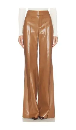 Alice + Olivia Dylan Faux Leather Pant In . Also - Brown