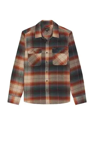 Brixton Bowery Flannel Shirt In . Also