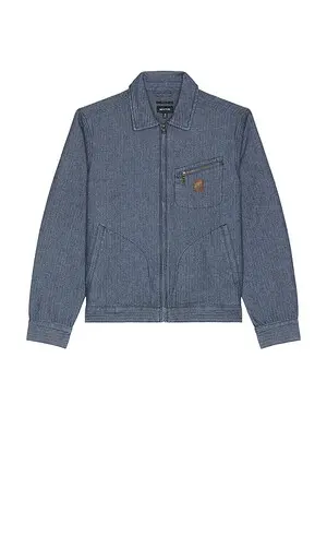 Brixton Mechanic Garage Zip Jacket In . Also