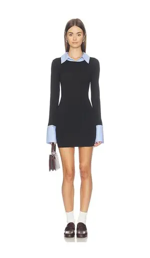 ALL THE WAYS Josie Collared Mini Dress In . Also