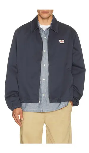 Brixton Trademark Lightweight Garage Zip Jacket In . Also
