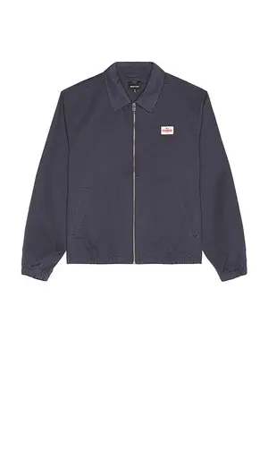 Brixton Trademark Lightweight Garage Zip Jacket In . Also