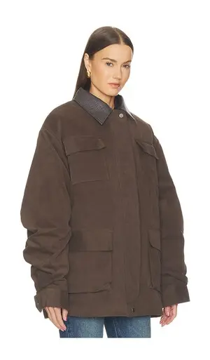 Source Unknown Baia Fleece Barn Jacket In . Also
