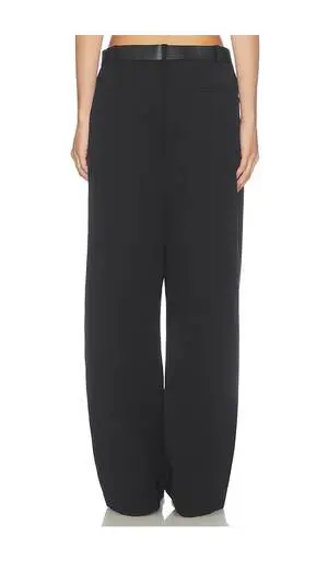 Source Unknown Matteo Belted Tuck Trousers In . Also
