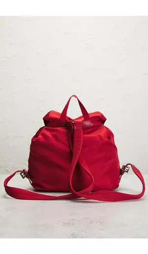 FWRD RENEW Prada Tessuto Backpack - Red