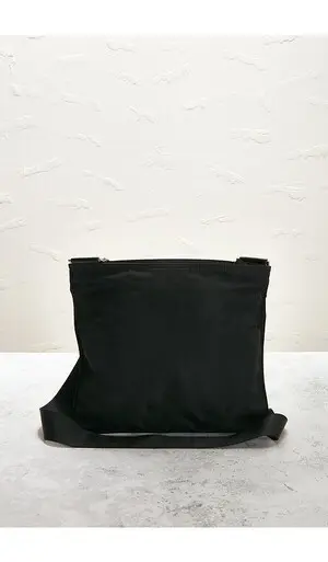 FWRD RENEW Prada Tessuto Flat Messenger Bag