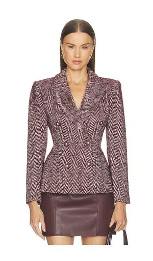 L'Agence Karima Double Breasted Cinched Waist In . Also