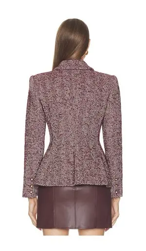 L'Agence Karima Double Breasted Cinched Waist In . Also