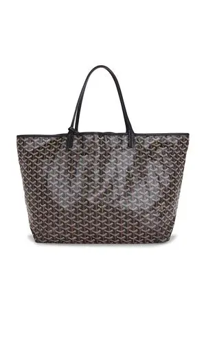 FWRD RENEW Goyard Saint Louis Gm Tote Bag - Black