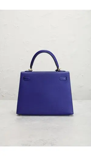FWRD RENEW Hermes Epsom Kelly 25 Sellier Handbag