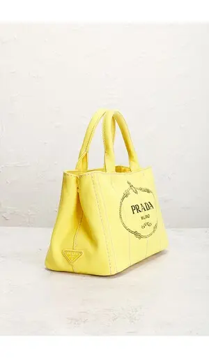 FWRD RENEW Prada Canapa Tote Bag