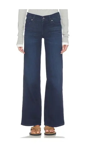FRAME Low Rise Le Slim Palazzo Jeans In . Also - Blue