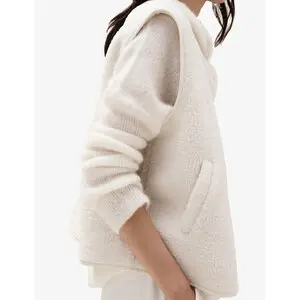 THE WHITE COMPANY Round-neck Relaxed-fit Borg Gilet