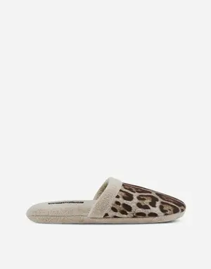 Dolce & Gabbana Cotton Terry Slippers Cotton Slippers - Multicolor