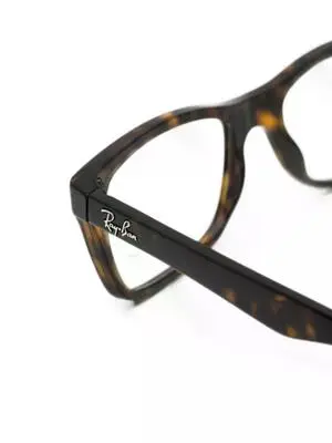 Ray-ban Tortoiseshell-pattern Rectangle-frame Glasses