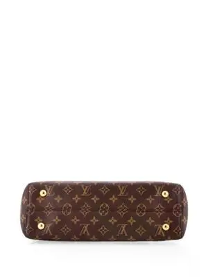 LOUIS VUITTON Venus Handbag Monogram Canvas And Leather Satchel - Red