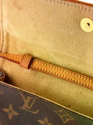 LOUIS VUITTON Twin Handbag Monogram Canvas Pm Crossbody Bag