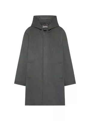 LARDINI Padded Hooded Coat - Grey