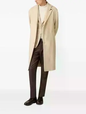 LARDINI Glen-check Bouclé Blazer