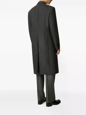 LARDINI Double-breasted Peaked-lapel Coat