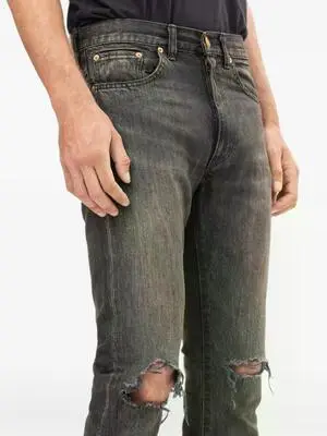 KAMIYA Distressed Slim-fit Jeans