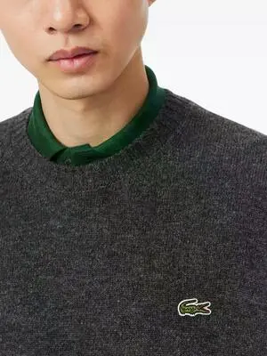 Lacoste Logo-patch Crew-neck Sweater