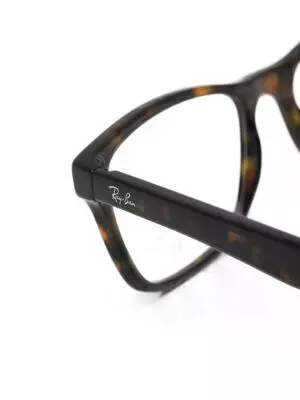 Ray-ban Tortoiseshell-pattern Rectangle-frame Glasses