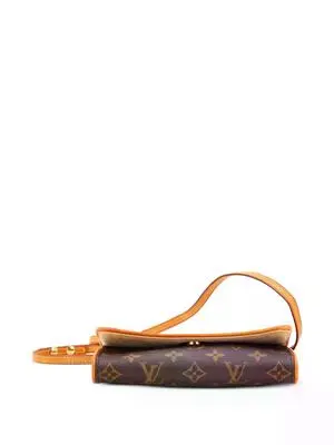 LOUIS VUITTON Twin Handbag Monogram Canvas Pm Crossbody Bag