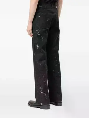 DOMREBEL Jerk Paint-splatter Jeans