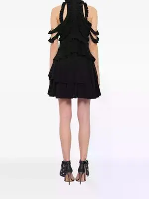 Alexander McQueen Ruffled Tiered Mini Dress