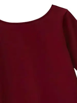 BENETTON Scoop-neck Short-sleeve T-shirt - Red