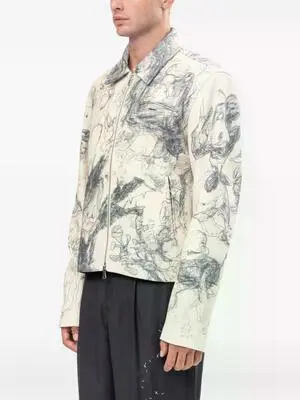 DOMREBEL Drawings Sketch-print Jacket