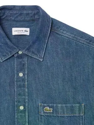 Lacoste Logo-patch Denim Shirt