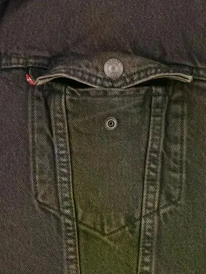 LEVI'S Sherpa-collar Denim Jacket